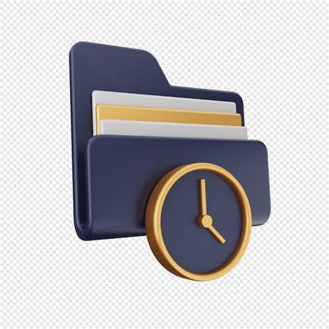 premium psd 3d folder icon illustration render