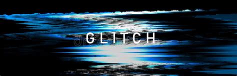 Glitch Background System Crash Broadcast Error Technical Problem 3d Rendering Stock