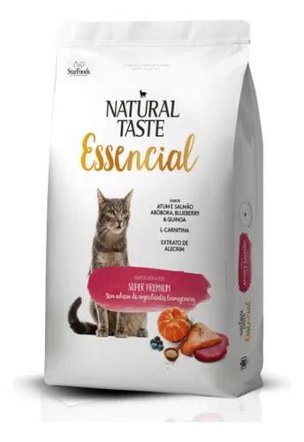 Ração Natural Taste Essencial Para Gato Salmão E Atum 101kg Mercadolivre