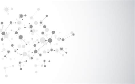 Premium Vector Abstract Technology Background With Molecular Structures Genetic Engineering