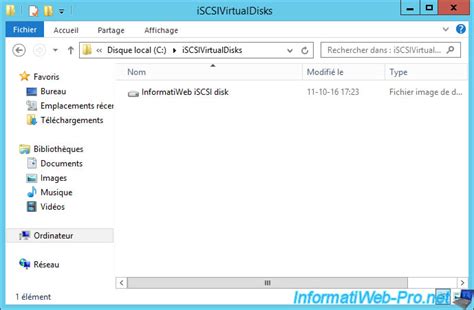 Installer Et Configurer Un Serveur Et Un Client Iscsi Sous Windows