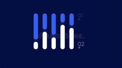 Business Infographic Element Animated Bar Chart With Converging Bars