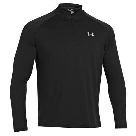 Under Armour Ua Mens Novelty Tech 1 4 Zip Long Sleeve Top Layer Gym
