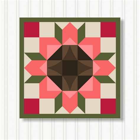 Barn Quilt Wall Art 8 Sizes Outdoor And Indoor Square Block Home Decor
