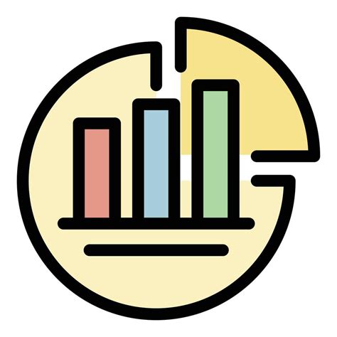 Seo Pie Chart Icon Color Outline Vector 19193746 Vector Art At Vecteezy