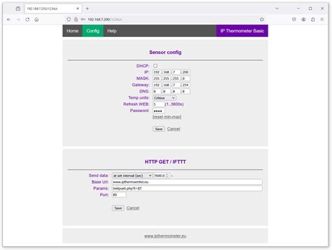 IP Thermometer WEB IFTTT ZABBIX PRTG