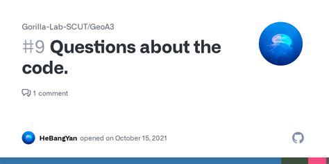 Questions About The Code Issue Gorilla Lab SCUT GeoA GitHub