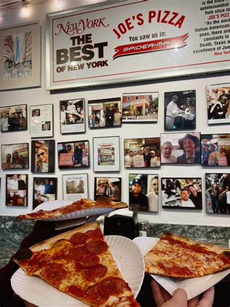 Joes Pizza Nyc 🍕🗽🚕 New York Food New York Pizza New York City Vacation
