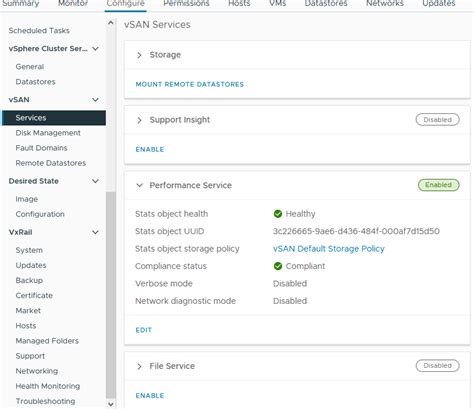 Vxrail How To Collect Vsan Performance Service Information Dell Us