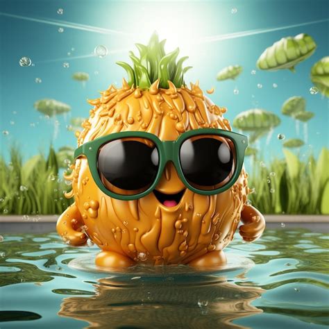 Premium AI Image Onion Character