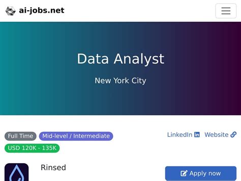 Hiring Data Analyst In New York City Raimljobs