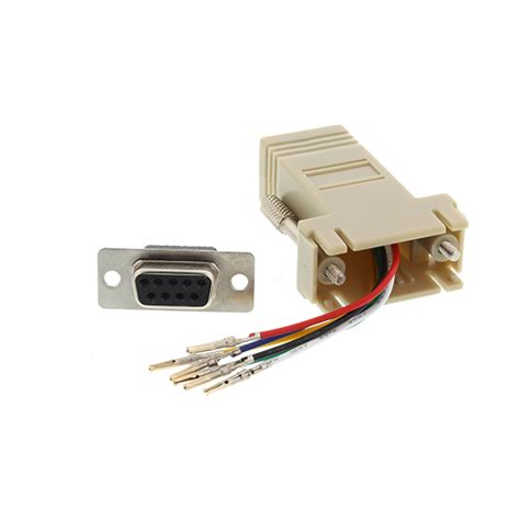 Black DB RS Female To RJ RJ Female Modular Adapter Kit