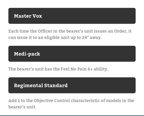 Command Squad Master Vox R40k