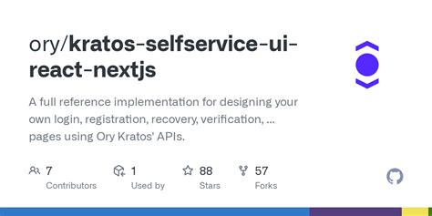 Kratos Selfservice Ui React Nextjspkguimessagestsx At Master · Ory