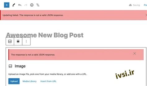 نحوه رفع خطای JSON نامعتبر در وردپرس راهنمای مبتدیان آیویاسآی