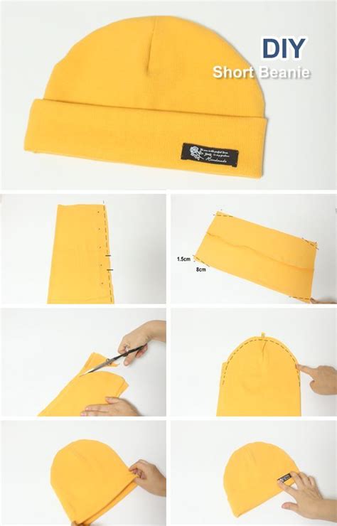 How To Make A Short Beanie 숏비니 만들기 Diy Beanie 비니 만들기 모자 만들기