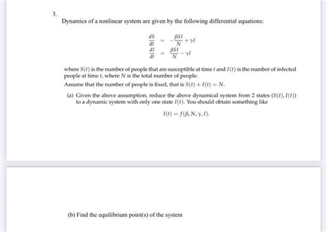 Solved Dynamics Of A Nonlinear System Are Given By The Chegg