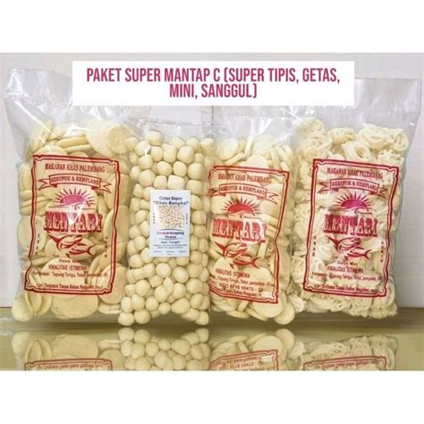 Jual Paket 1kg Super Mantap C Tipis Getas Mini Sanggul Shopee