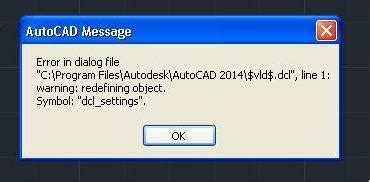 Error In Dcl Settings AutoLISP Visual LISP DCL AutoCAD Forums