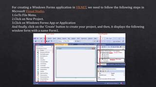 Vb Net And Net Framework PPTX