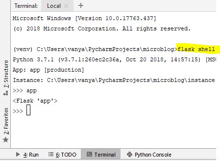 Python How To Run Flask Shell In PyCharm Stack Overflow
