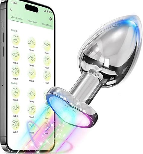 Sex Toy Butt Plug Anal Plug Male Metal 10 Vibrating Butt