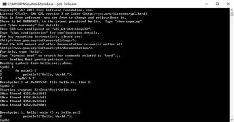 windows下使用gdb vs code调试rust程序 rust gdb csdn博客