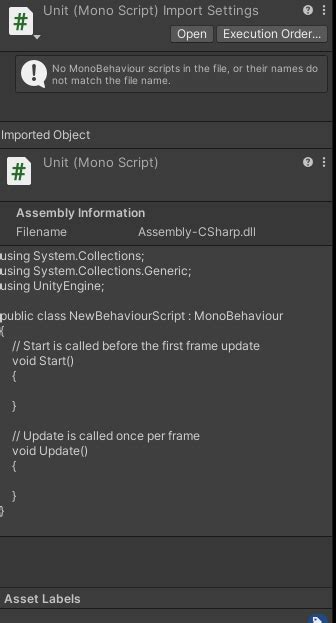Cannot Attach Script To Unit Ask GameDev Tv