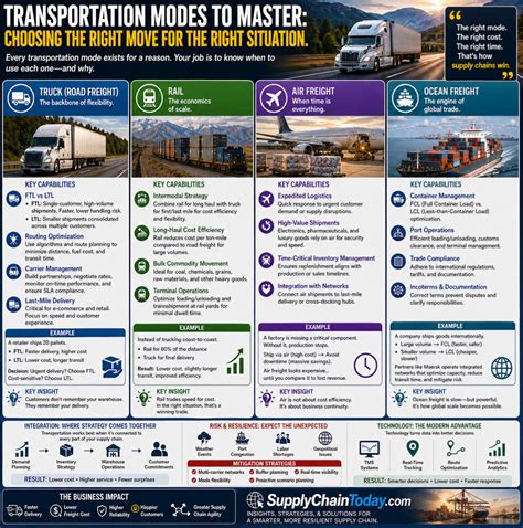 Transportation Modes To Master Choosing The Right Move For The Right