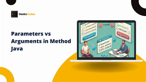 Parameters Vs Arguments In Method Java