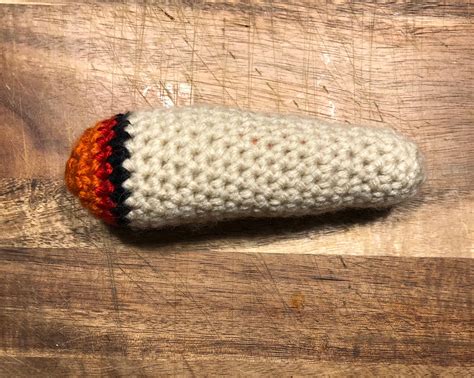 Catnip Joint Toy Crochet Catnip Doobie Cat Play Toy Stuffed Etsy