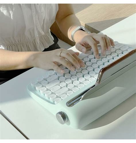 레트로 타자기 빈티지 엔틱 수동 감성 옛날 아날로그 무선 컴퓨터 노트북 블루투스 호환 키보드 스팀펑크 캔디 티몬