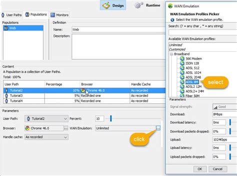 Create Populations Scenarios Test Execution And Reports In Neoload