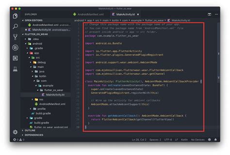 Create A Wear Os App Using Flutter