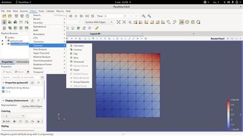 display my results vpd with fedora 32 in situ support paraview