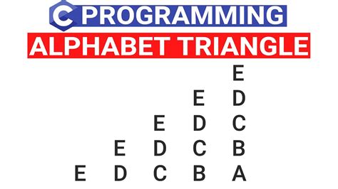 Alphabet Triangle Pattern In C String Pattern Using C Program 41 C Language In Hindi