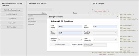 Programmatically Search For Users Using An Api In Amazon Connect Aws Contact Center