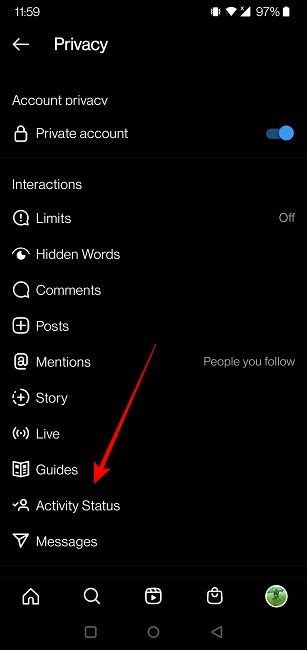 why is activity status not showing on instagram make tech easier