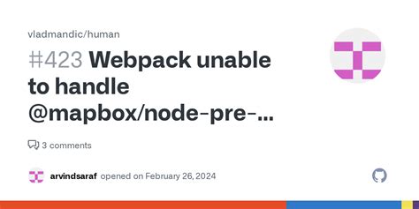 Webpack Unable To Handle Mapbox Node Pre Gyp Lib Util Nw Pre Gyp Index Html Issue