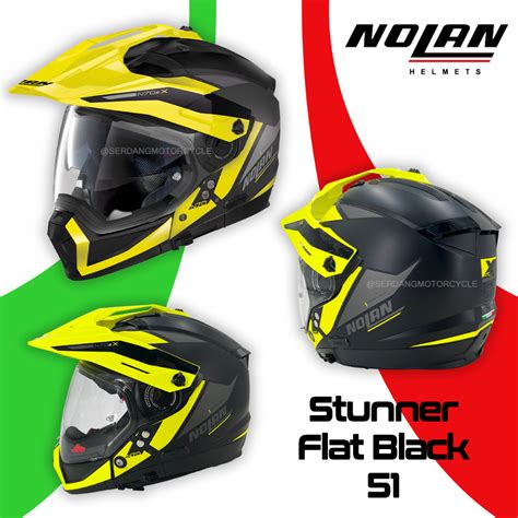 Nolan N70 2x Earthquake Torpedo Classic Stunner Adventure Helmet Double