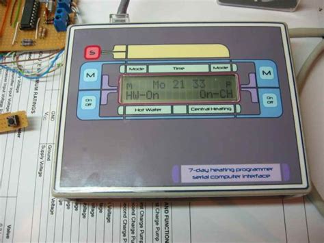 Central Heating Programmer With Pic16f628a And Serial Interface