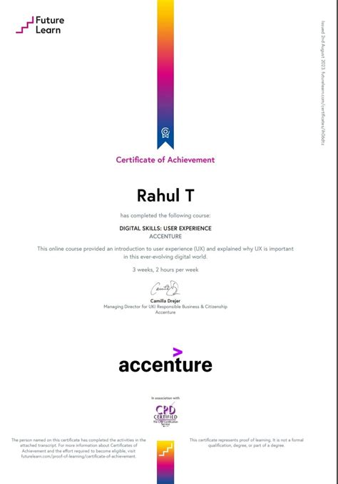 Rahul T On Linkedin I Have Successfully Completed The User Experience