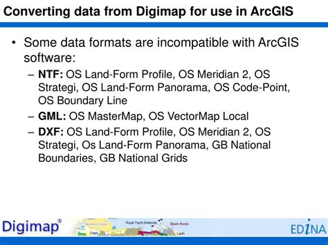Ppt Using Data From Digimap In Arcgis Powerpoint Presentation Free Download Id553858