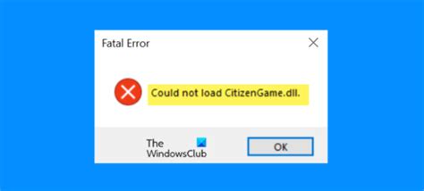 Fix FiveM Could Not Load Citizengame DLL Error