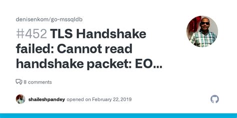 Tls Handshake Failed Cannot Read Handshake Packet Eof Only Tls12