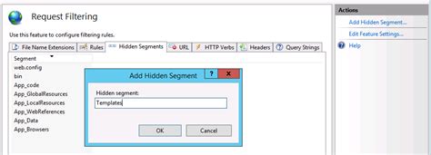 How To Mark Some Files Not Browsable In Iis Stack Overflow