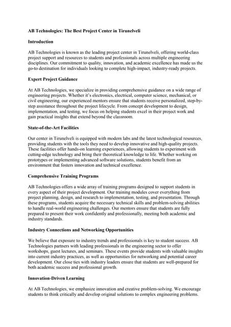 Best Ieee Project Center In Chennaibest Ieee Project Center In Chennai