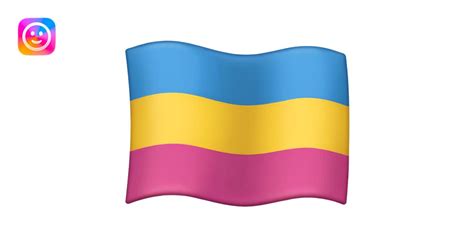 Pansexual Flag Emoji Ai Emoji Generator