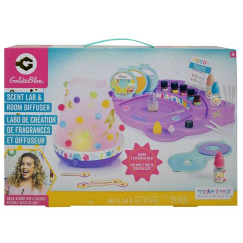Make It Real Goldie Blox Make Your Own Scent Lab And Room Diffuser Toys