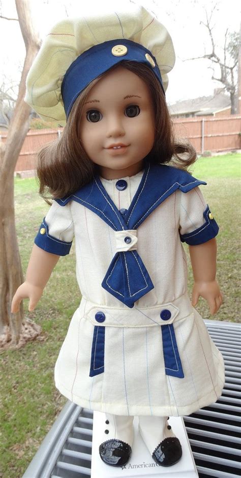 18 Doll Clothes Historical Early 1900s Middy Style Etsy Doll Clothes American Girl
